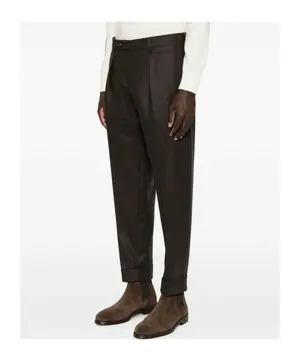 BERWICH Pleated Wool Trousers