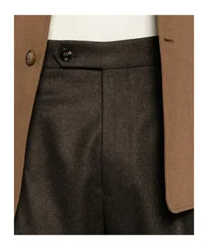 BERWICH Pleated Wool Trousers