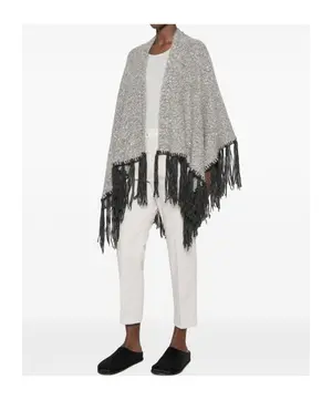 Peserico Sequin Fringe Cape
