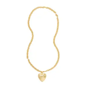 Assouline Gold-toned Heart Pendant Necklace - Yellow