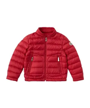 Moncler Nylon Packable Down Jacket - Red