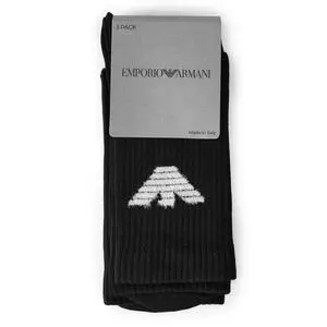 Emporio Armani Emblem Jacquard Crew Socks