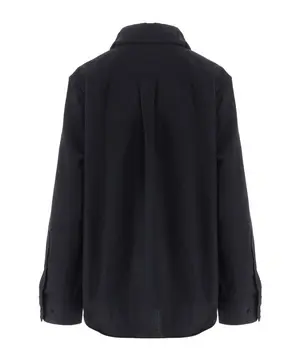 ALAINPAUL Draped Scarf Detail Shirt