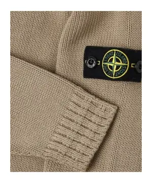 Stone Island Cotton Blend Knit Sweater