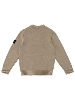 Stone Island Cotton Blend Knit Sweater