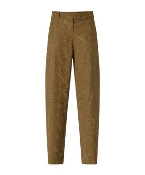 Pinko Rhinestone-embellished Tailored Trousers
