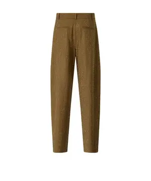 Pinko Rhinestone-embellished Tailored Trousers