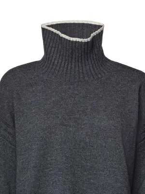 Pinko Turtleneck Knitted Jumper - Gray