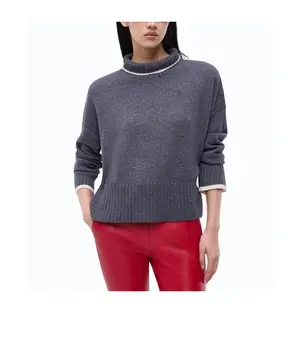 Pinko Turtleneck Knitted Jumper - Gray