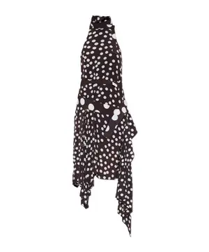 IRO PARIS Polka Dot Sleeveless Dress