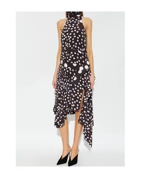 IRO PARIS Polka Dot Sleeveless Dress