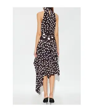 IRO PARIS Polka Dot Sleeveless Dress