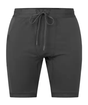 REPRESENT Drawstring Fitted Athletic Bike Shorts - Black