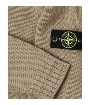 Stone Island Cotton Blend Knit Sweater