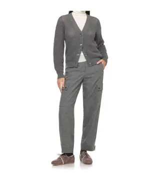 Peserico Perforated Sequined Cardigan