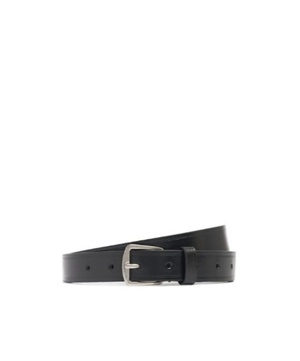 ANN DEMEULEMEESTER Medium-width Leather Belt - Black