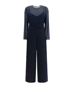 P.a.r.o.s.h Belted Jumpsuit - Blue