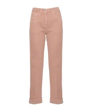 Peserico Cuffed Straight-leg Jeans