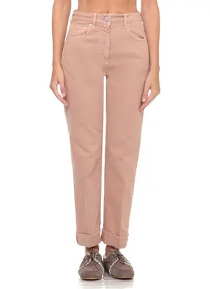 Peserico Cuffed Straight-leg Jeans