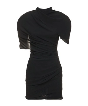 Jacquemus Crew Neck Asymmetric Shortsleeve Dress