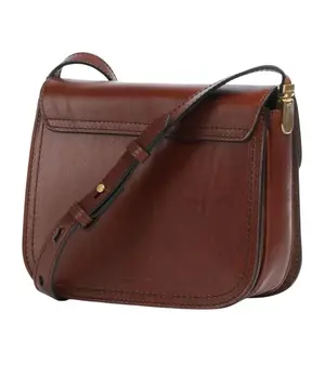 THE BRIDGE Flap Shoulder Bag - Marrone