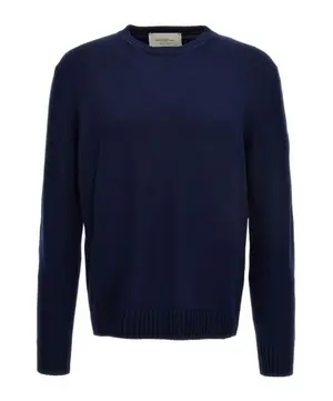 BALLANTYNE Crewneck Knitted Jumper - Black