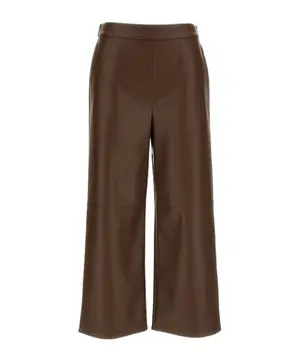 Max Mara Straight Leg Pants - Brown
