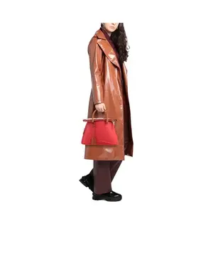MAISON MARGIELA Plaid Tote Bag - Red