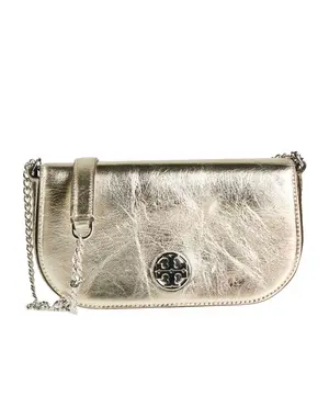 Tory Burch Flap Shoulder Bag - Nude