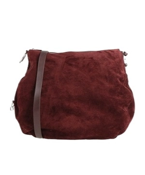 Burberry Large Suede Crossbody Bag