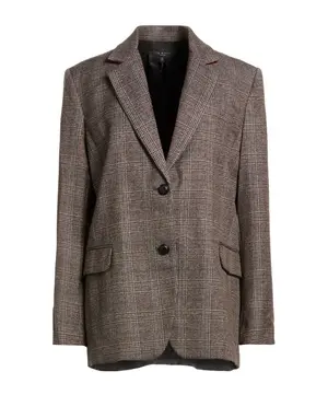 Rag & Bone Checked Suit Jacket
