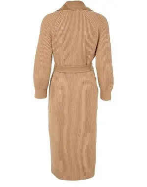 Max Mara Berard Long Coat - Nude