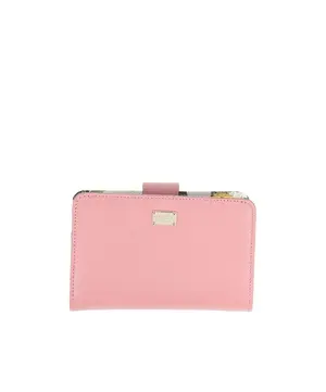 Dolce & Gabbana Solid Minimal Wallet - Pink