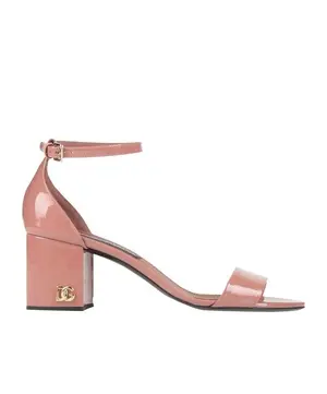 Dolce & Gabbana Solid Color Sandals - Pink