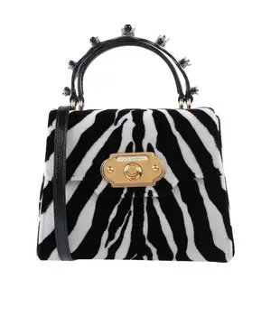 Dolce & Gabbana Zebra Print Mini Handbag
