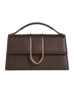 Jacquemus Medium Flap Bag - Dark Brown