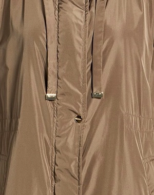 Max Mara Hooded Long-sleeved Jacket