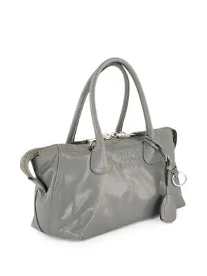 Miu Miu Zippered Shoulder Bag - Gray