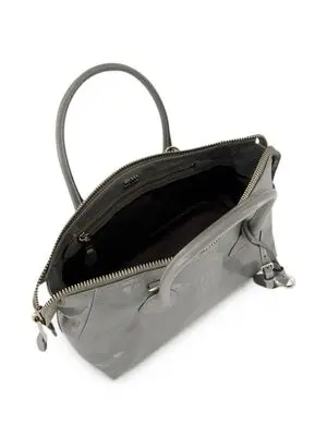 Miu Miu Zippered Shoulder Bag - Gray