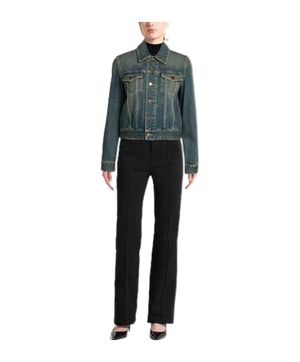 Saint Laurent Denim Long-sleeve Jacket