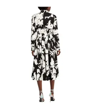 Max Mara Floral Print Shirt Dress