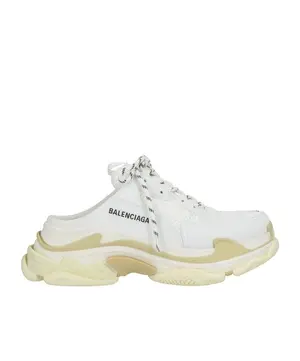 Balenciaga Solid Color Sneakers - White
