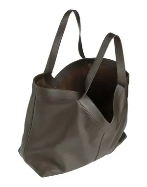 Saint Laurent Leather Shopper Bag - Green