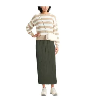 Max Mara Solid Pencil Skirt - Green