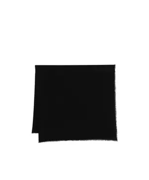 Destin Fringed Cashmere Scarf - Black