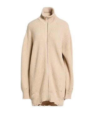 MAISON MARGIELA Solid-color Knitted Sweater - Beige