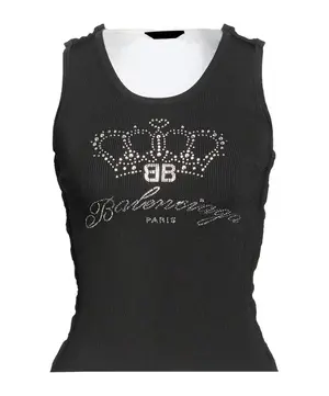 Balenciaga Color-block Sleeveless Fitted Top