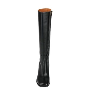 Chloé Minimal Round-toe Leather Boots - Black