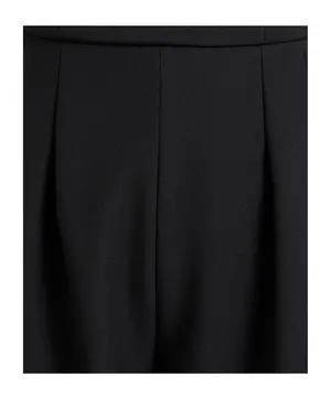 Max Mara Solid Strapless Crepe Jumpsuit