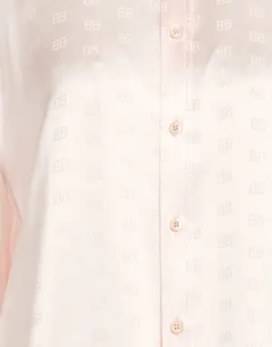 Balenciaga Logo-print Satin Shirt